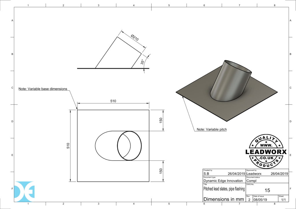 Lead Pitched Slates - Leadworx